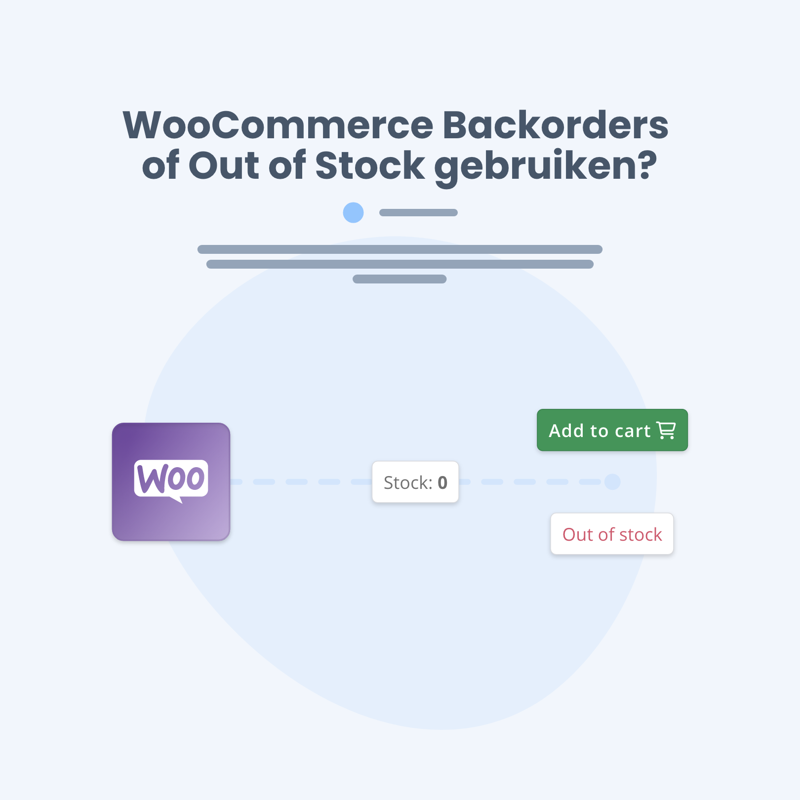 WooCommerce Backorders of Out of Stock gebruiken? - Lyra WMS